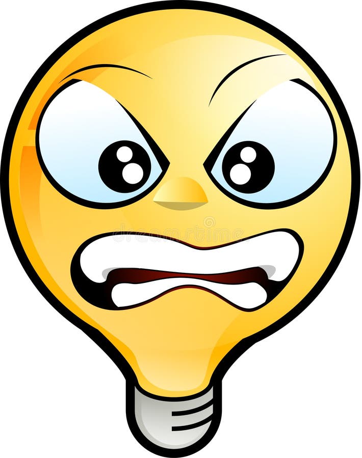 Panic emoticon stock vector. Illustration of fear, frightening - 18478365