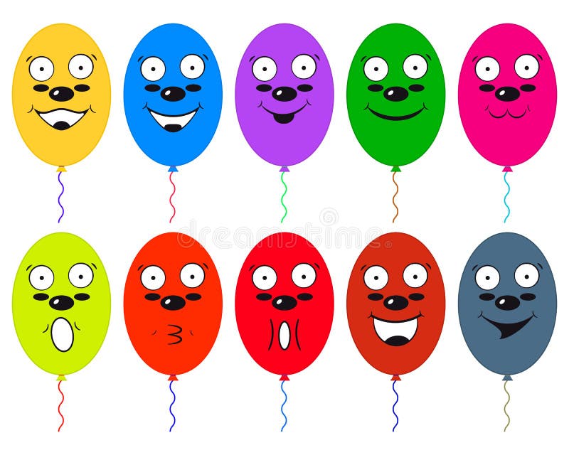 Balloon Faces Stock Illustrations – 722 Balloon Faces Stock ...