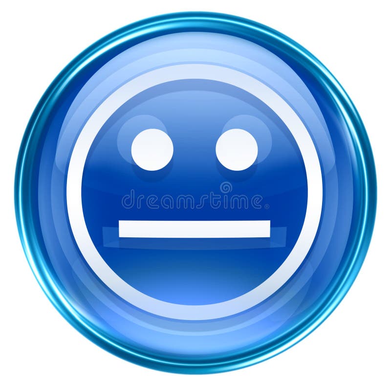Smiley Face blue stock illustration. Illustration of welcome - 4910478