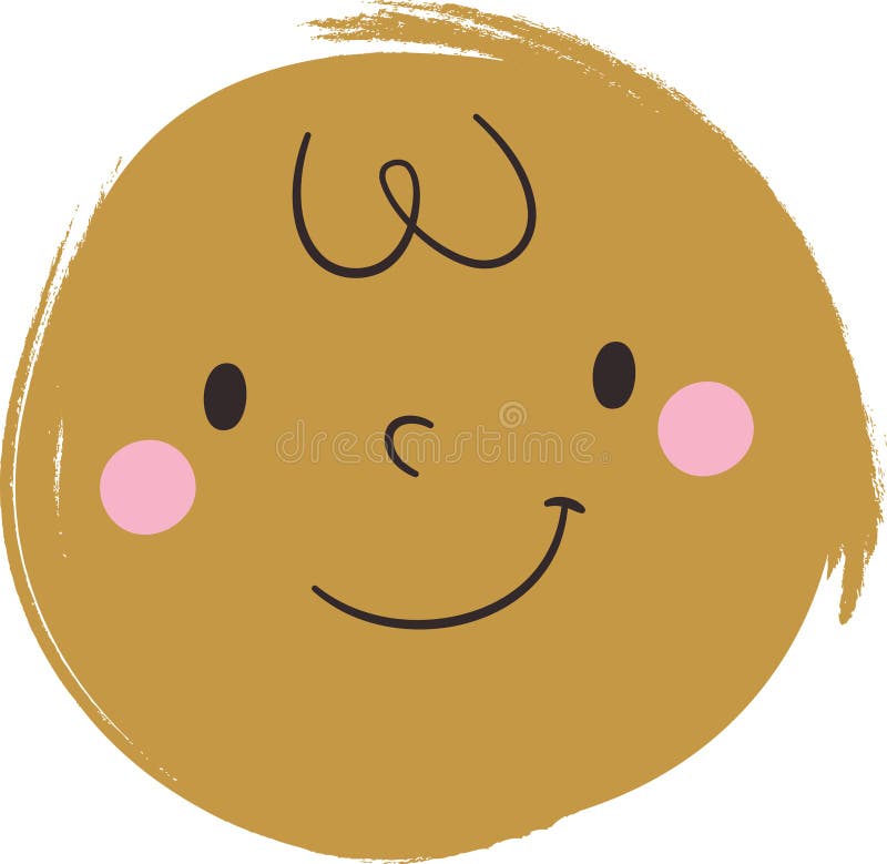 Smiley Face Circle Doodle stock vector. Illustration of doodle - 331035090