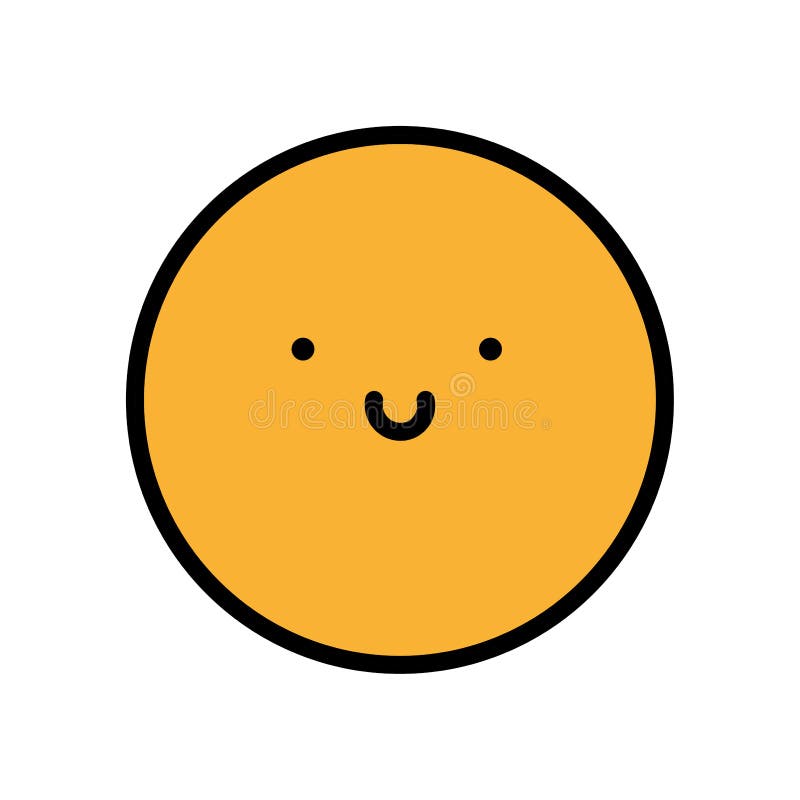 Smiley Face. Comic Drawing. Smile Icon. Vector Illustration. Stock ...