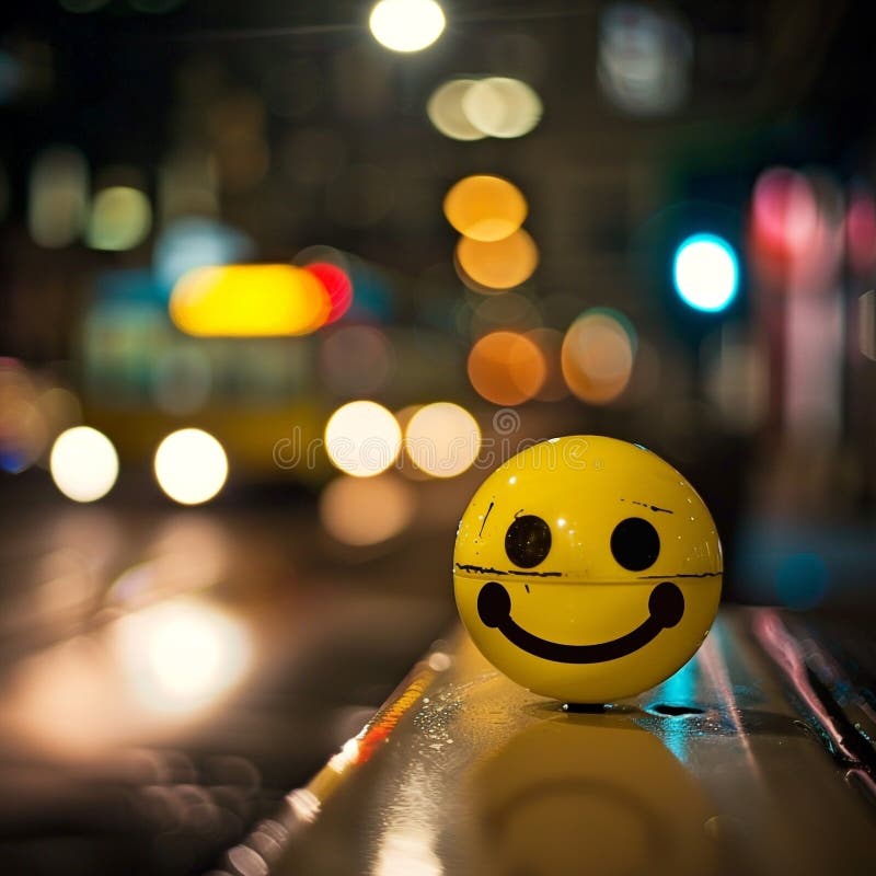 Smiley Face Commuting on a Bus To Work Stock Illustration ...
