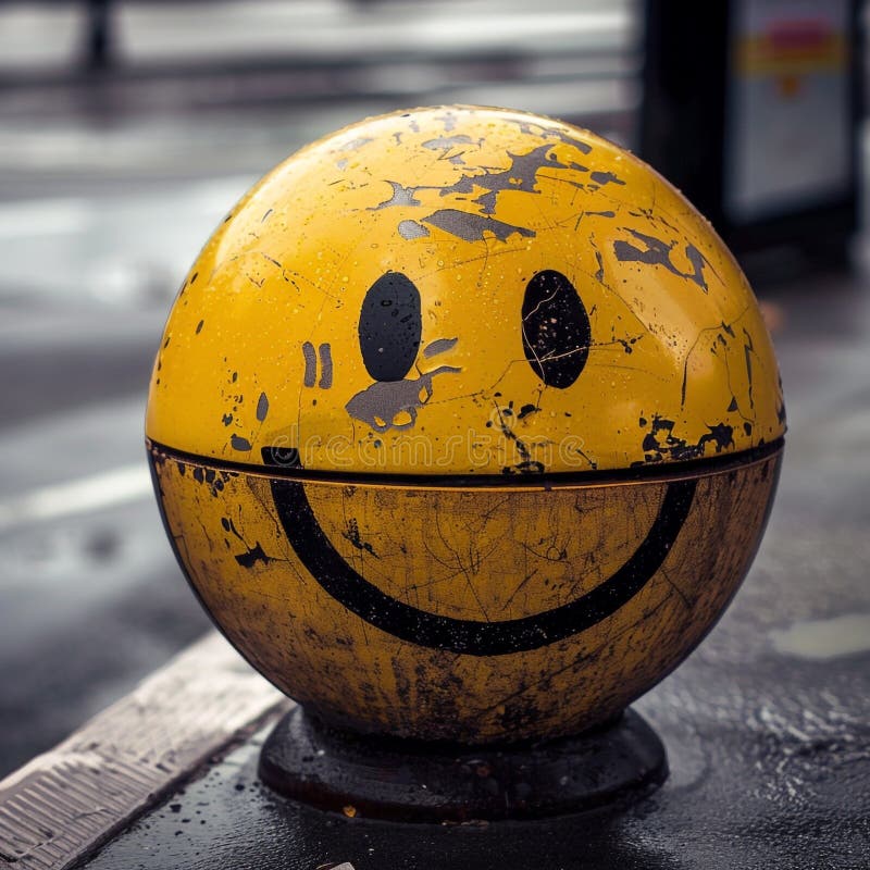 Smiley Face Commuting on a Bus To Work Stock Illustration ...