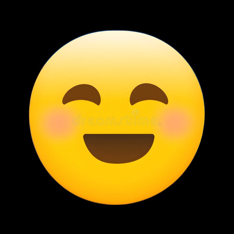 Smiley face in the dark stock illustration. Illustration of face ...