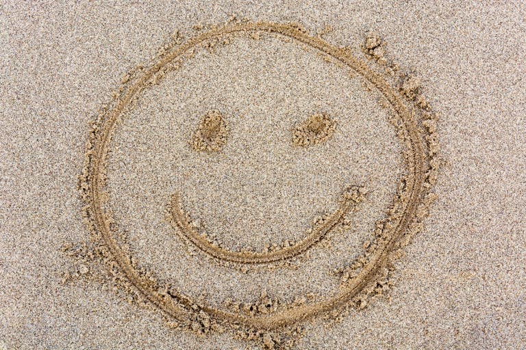 Smiley Face Drawn Sand Stock Photos - Free & Royalty-Free Stock Photos ...