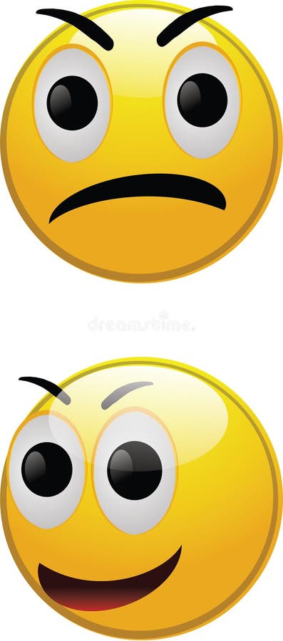 Smiley Face Emoji. Vector Internet Chat Icon Stock Vector ...