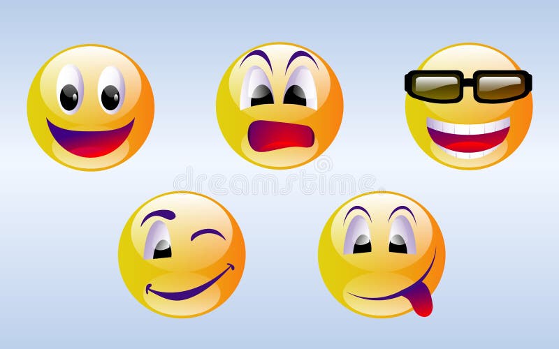 Big 3D Emoticons stock illustration. Illustration of icons - 71591 Big 3D Emoticons stock illustration. Illustration of icons - 71591