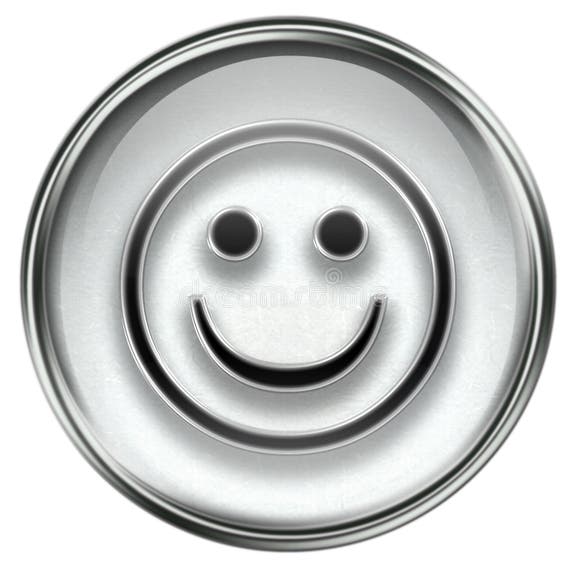 Smiley Face grey stock illustration. Illustration of website - 6894829