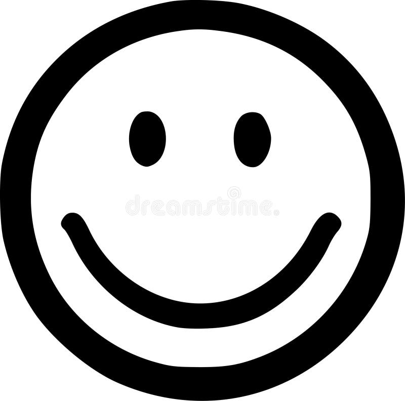 Smiley Face - Minimalist and Flat Logo - Vector Illustration Stock ...