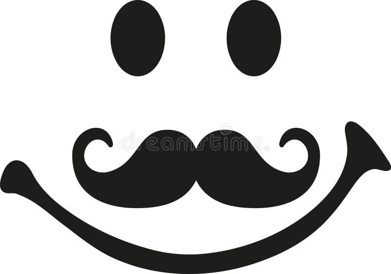 Happy Face Cartoon With Mustache 2,577 Cartoon Mustache Stock Photos,
