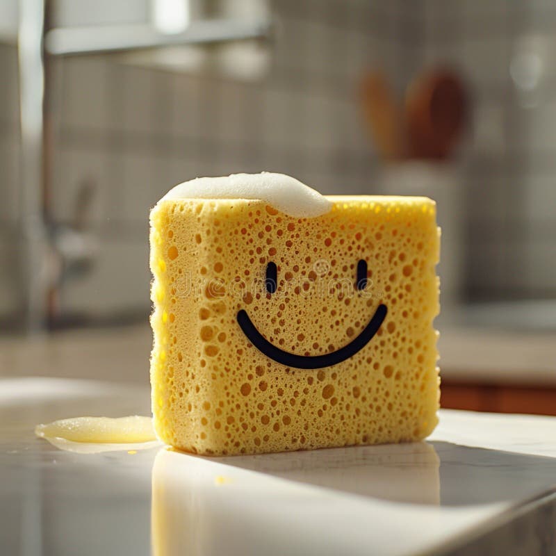 Smiley Face Scrubbing Counter Stock Illustration - Illustration of ...