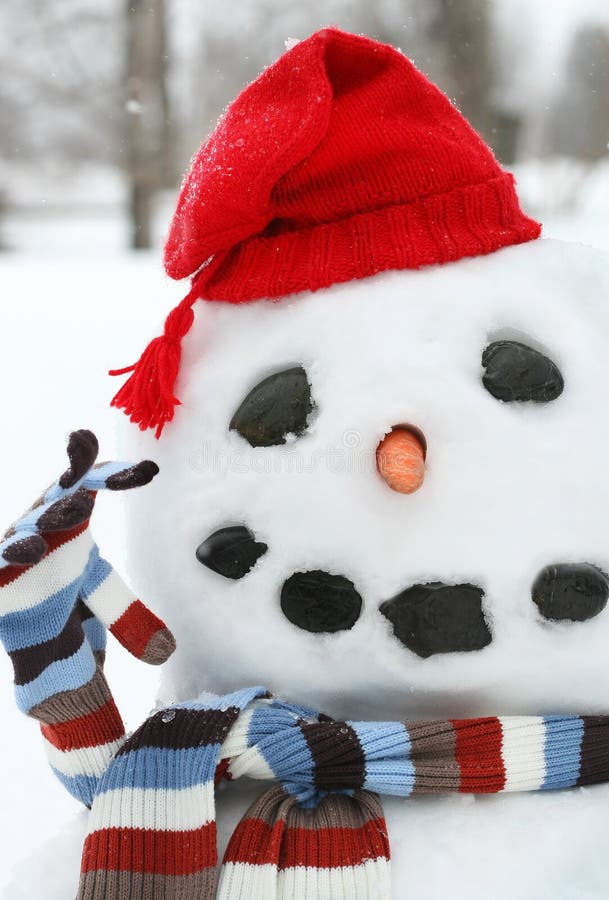 Smiley face snowman stock photo. Image of decorate, left - 3597938