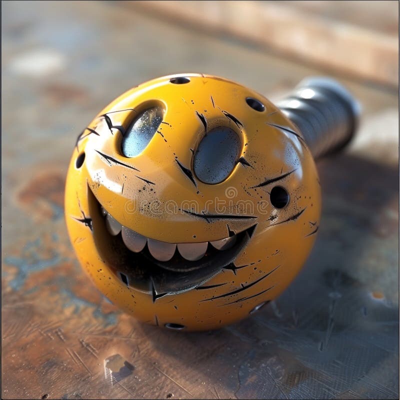 Smiley Face Using a Drill To Make Holes Stock Photo - Image of visual ...