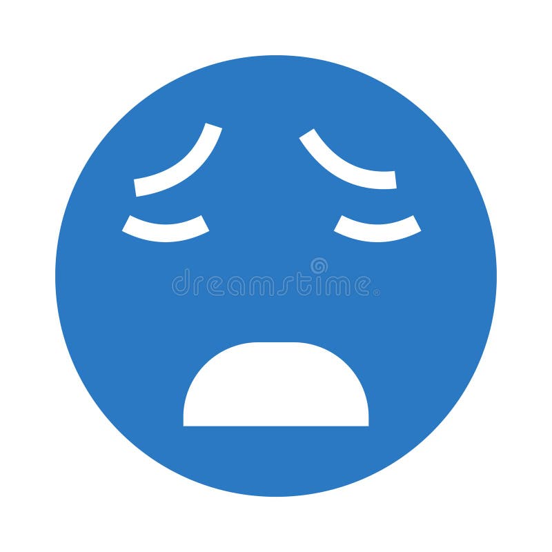 Smiley Face Glyph Color Flat Vector Icon Stock Illustration ...