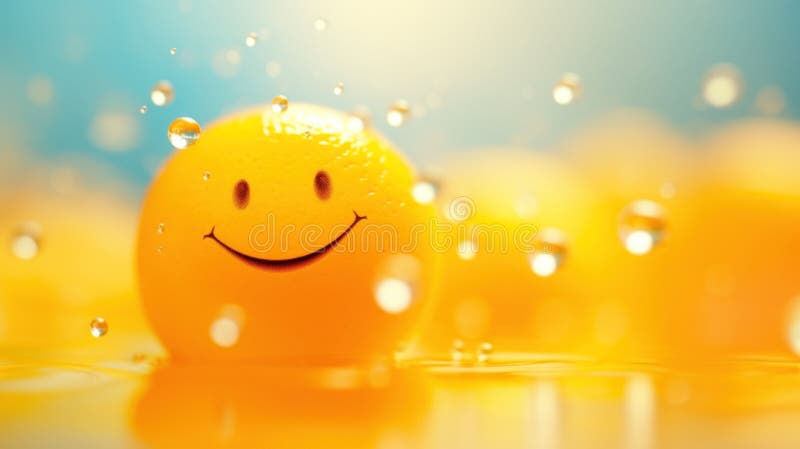 Set of Drops with Smiley Emoticon Faces Stock Vector - Illustration of ...