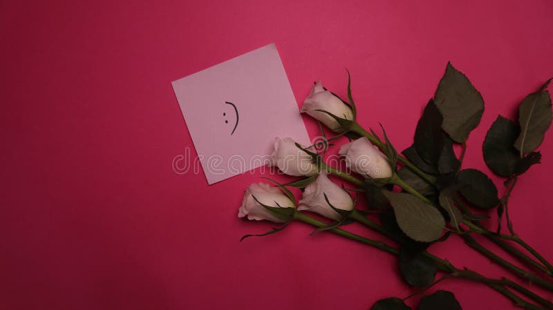 A Smiley Face is Written on the Sticker Stock Image - Image of ...