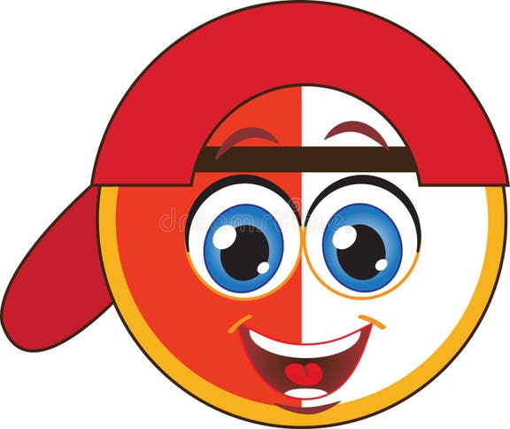 Smiley fan stock illustration. Illustration of face, clipart - 29539143