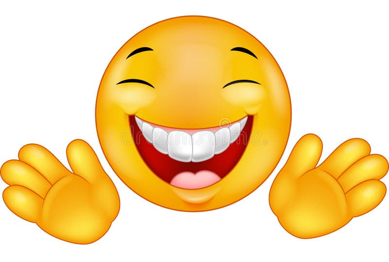 Smiley Felice Dell'emoticon Illustrazione Vettoriale - Illustrazione di ...