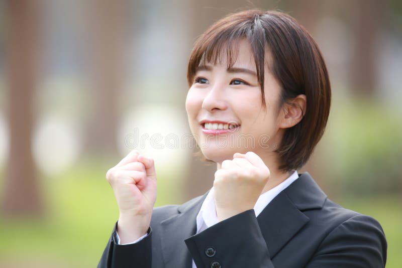 Smiley Female Office Worker Stock Photo - Image of young, beautiful ...