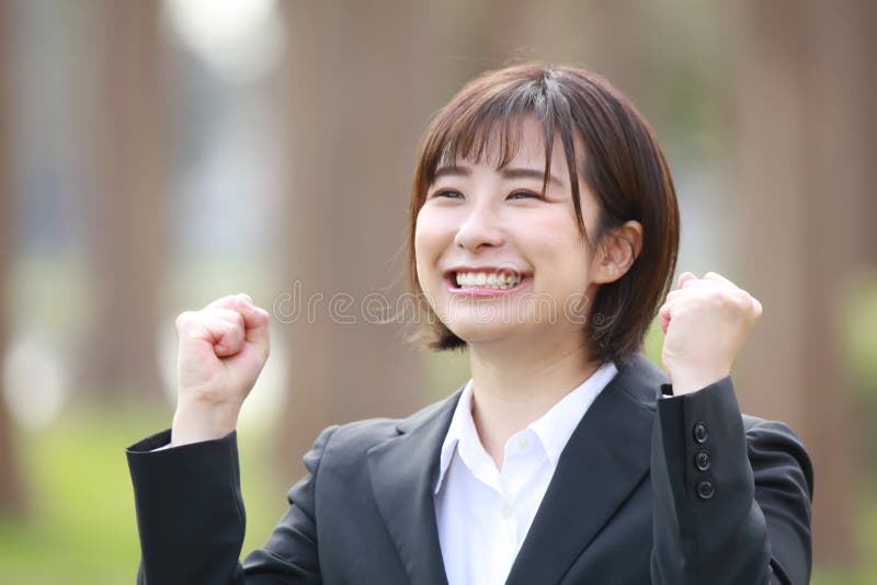 Smiley Female Office Worker Stock Image - Image of sunny, businessman ...