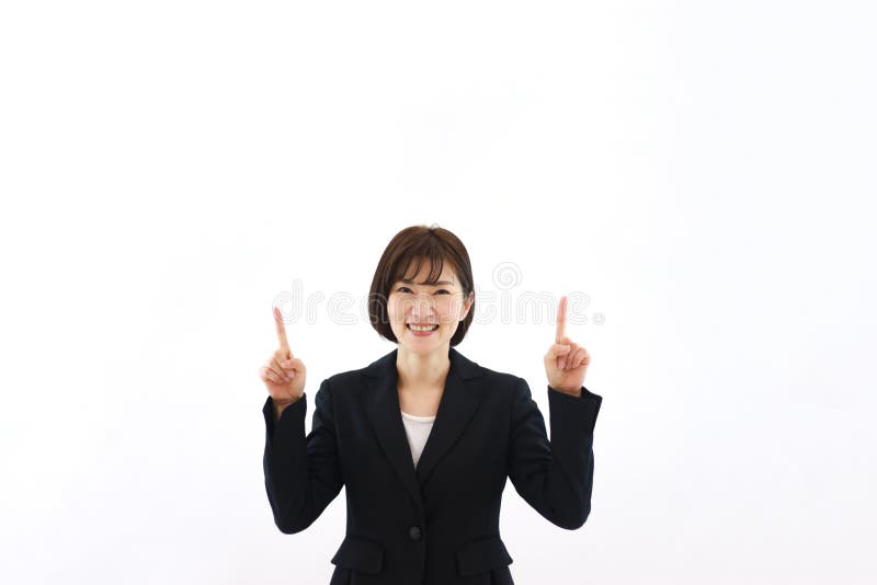 Smiley Female Office Worker Stock Photo - Image of indoors, boss: 244100932
