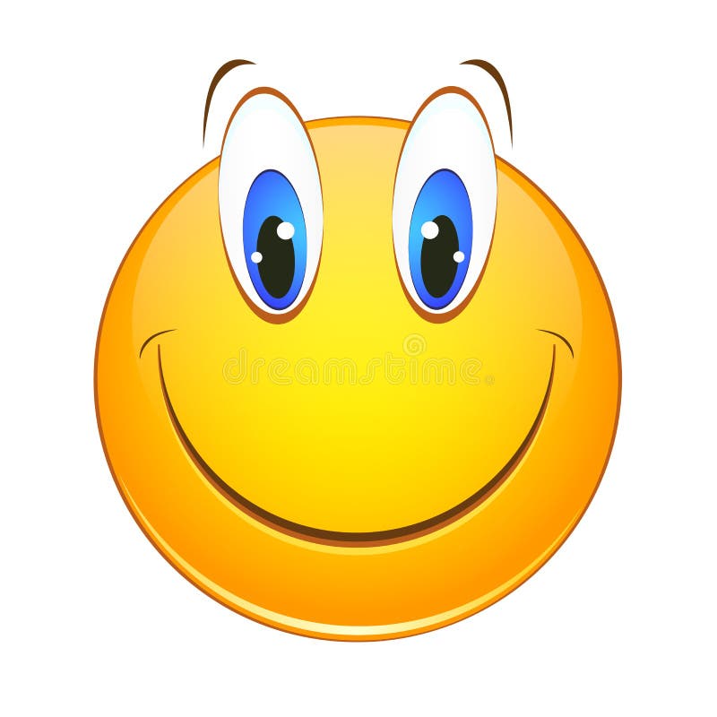 Smiley gai illustration de vecteur. Illustration du sourire - 28769238