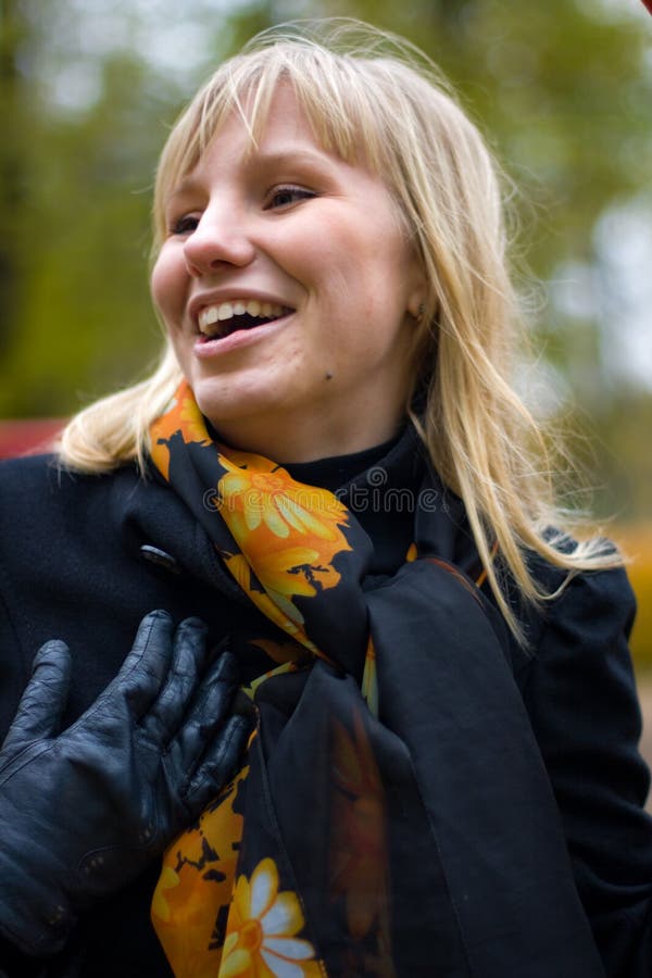 Smiley girl stock image. Image of person, light, beautiful - 12448201