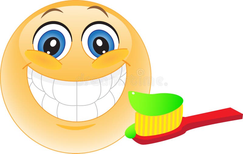 Smiley. Glimlach. Tandheelkunde. Stock Illustratie - Illustration of ...