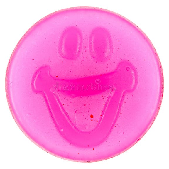 Smiley of gummy candy stock image. Image of pink, icon - 24087861