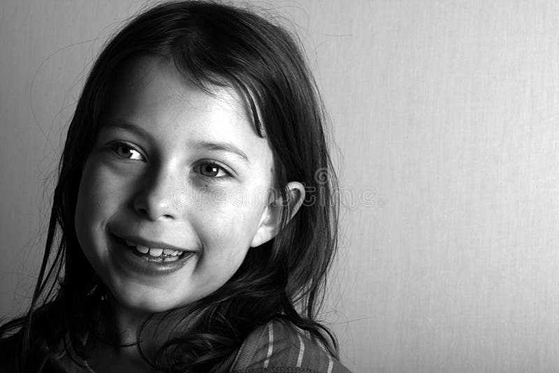 Smiley Happy Girl stock image. Image of friend, hair, pose - 4760495