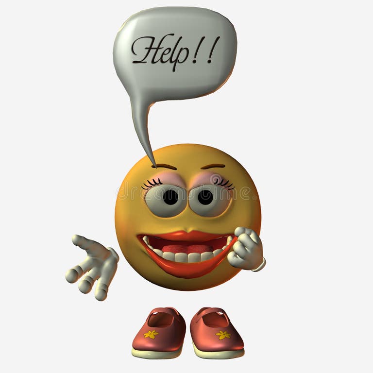 Smiley Emoticon Help Stock Illustrations – 596 Smiley Emoticon Help ...
