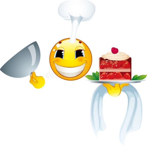 Smiley icon. Cook stock vector. Illustration of dish - 24775623