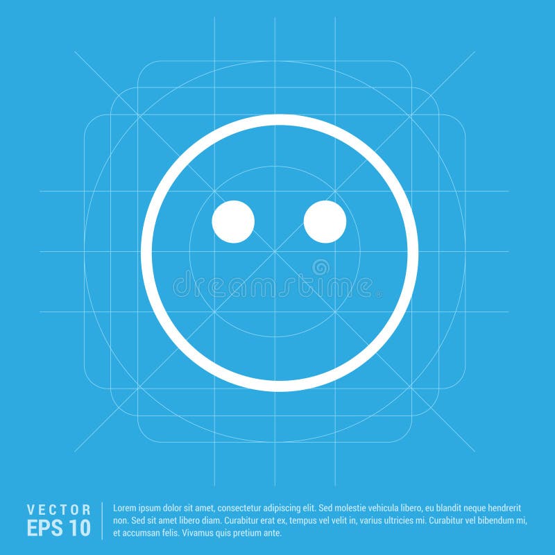Smiley icon, Face icon stock vector. Illustration of comic - 132393518