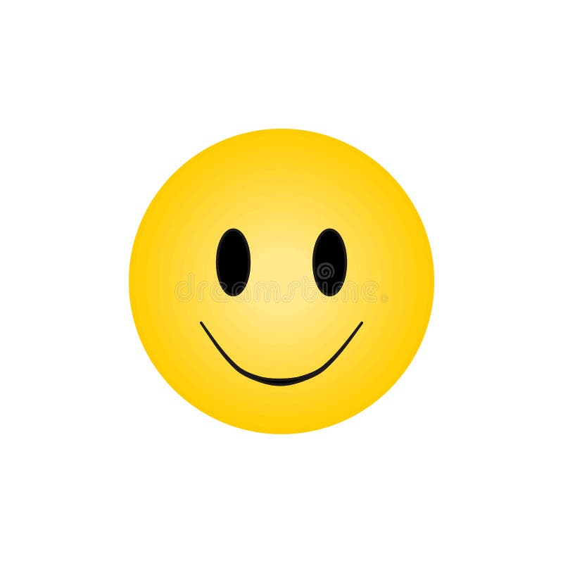 Smiley Icon Simple and Elegant Stock Illustration - Illustration of ...