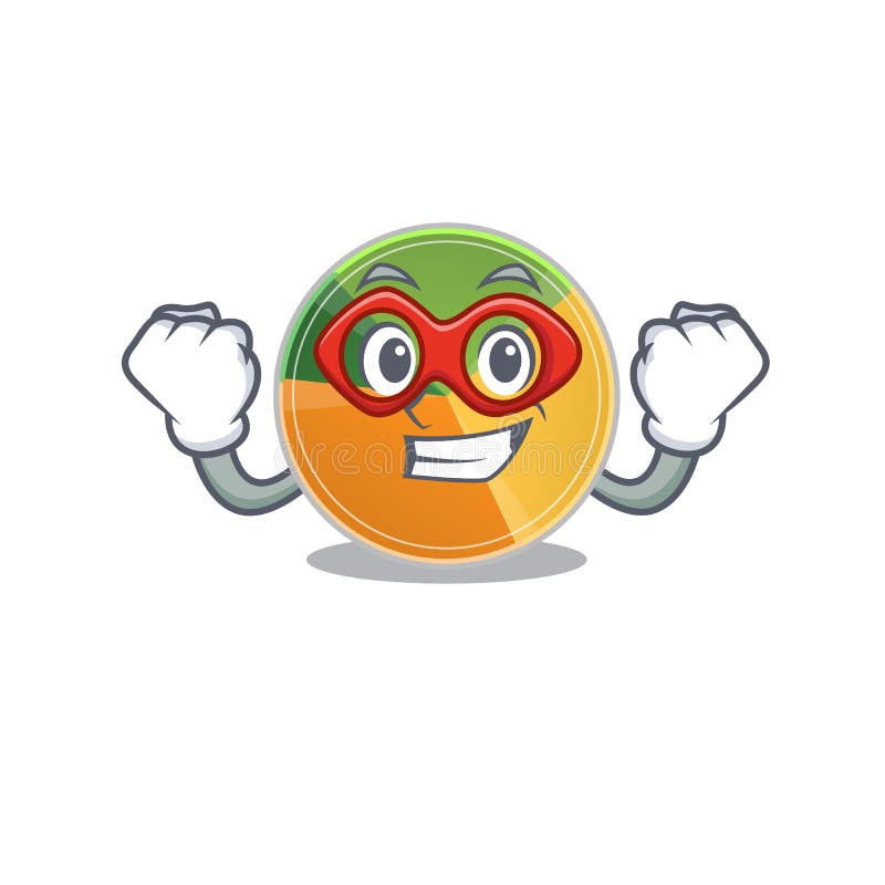 Smiley Mascot of Radar Dressed As a Super Hero Stock Vector ...