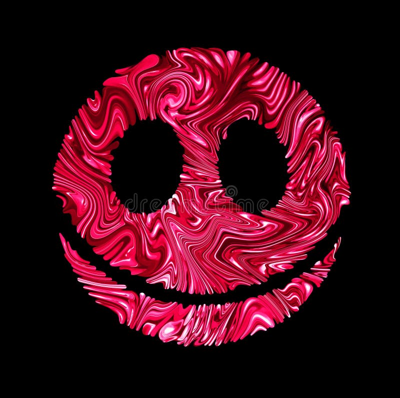 Smiley red illustration stock illustration. Illustration of laugh ...