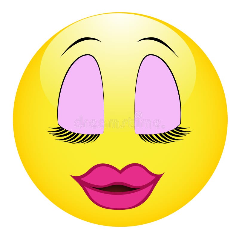 Smiley Redondo Amarelo, Vetor Eps10 Ilustração do Vetor - Ilustração de ...