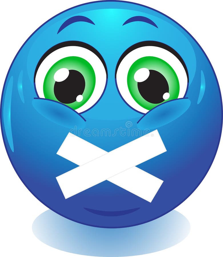 Netter Ruhe Emoticon, Emoji, Smiley - Vector Illustration Vektor ...