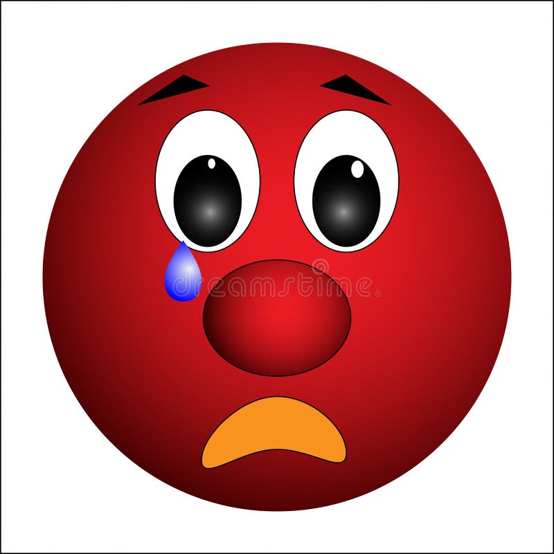 Red Crying Face