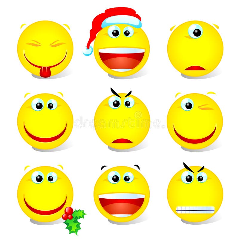 Smiley set 002 stock vector. Illustration of characters - 3762970