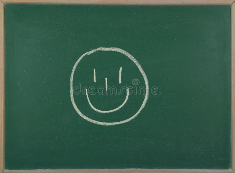 Smiley sign stock photo. Image of symbol, creative, chalk - 217925124