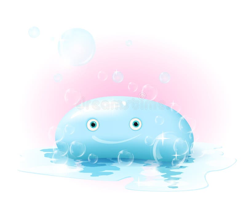 Smiley soap stock vector. Illustration of symbol, vector - 57273130