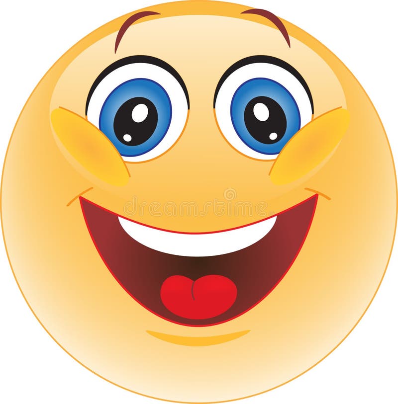 Smiley. Sorriso. Felicità. illustrazione di stock. Illustrazione di ...