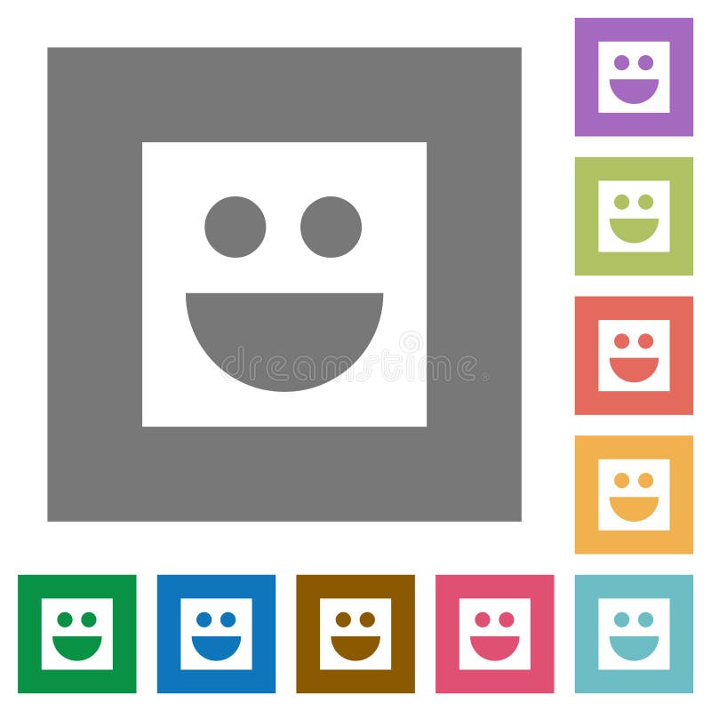 Square Smiley Face Icons Stock Illustrations – 658 Square Smiley Face ...