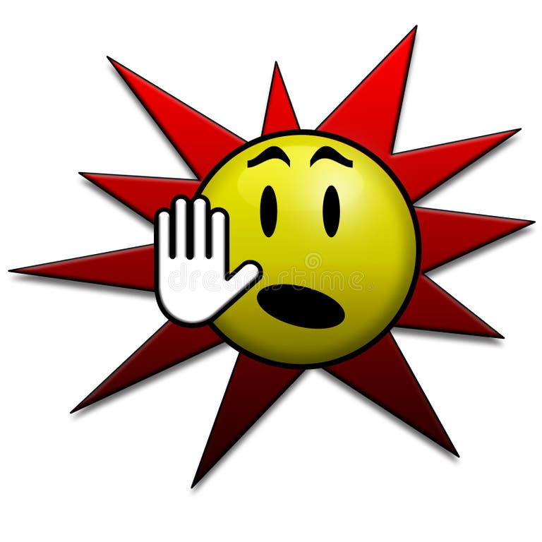 Stop Emoticon Stock Illustrations – 2,688 Stop Emoticon Stock ...