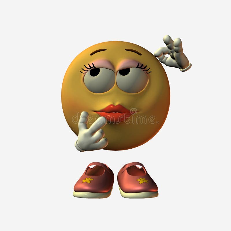 Face Smiley Thinking Stock Illustrations – 984 Face Smiley Thinking ...