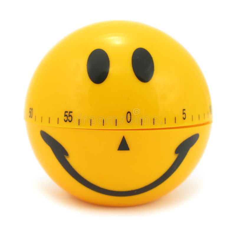 Smiley timer stock image. Image of black, timer, time - 10666387