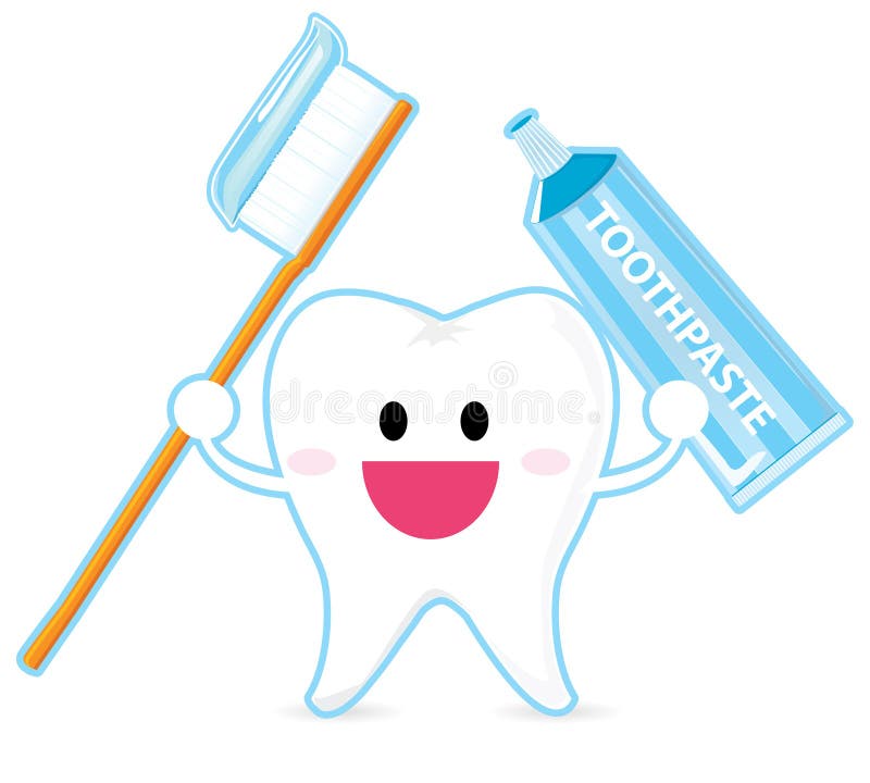 Smiley tooth stock vector. Illustration of cavity, medical - 18006337
