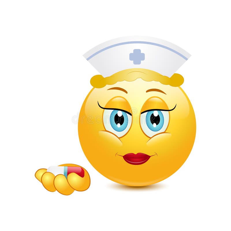 Emoticon Bonito Que Veste A Máscara Médica - Emoji - Vector A ...