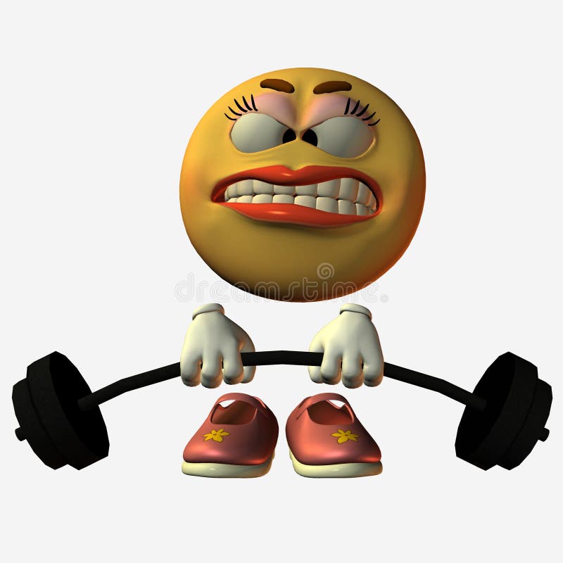 Smiley-Weight stock illustration. Illustration of stupid - 749784